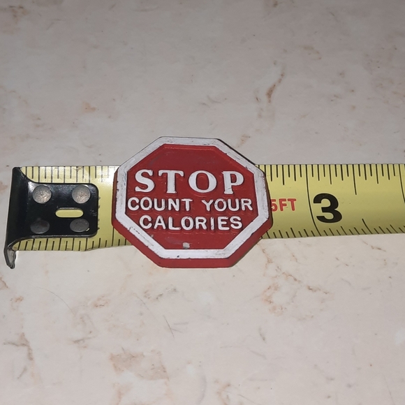 Accents | Vintage Magnet Stop Sign Count Your Calories | Poshmark